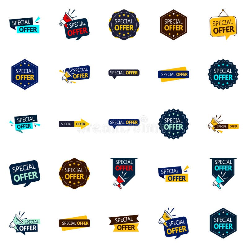 The Special Offer Pack 25 Distinctive Vector Designs for Graphic ...