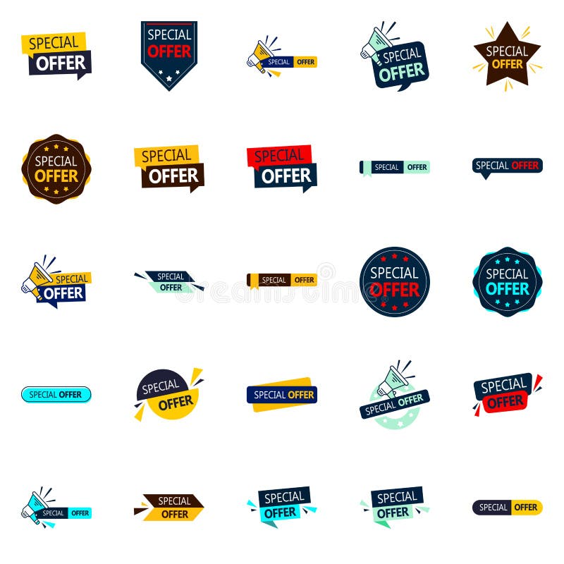 The Special Offer Pack 25 Unique Vector Designs for Your Next Promotion ...