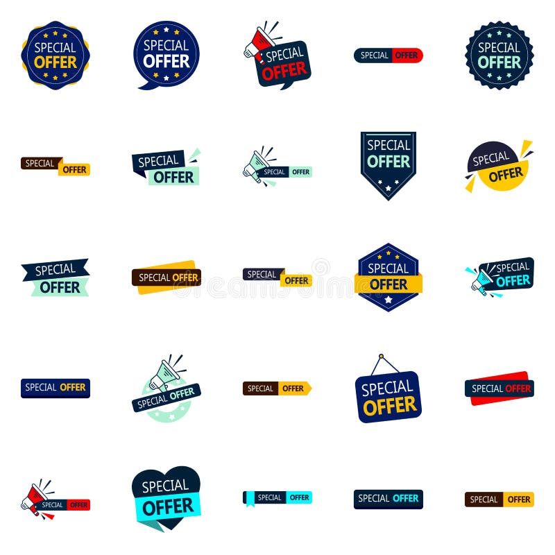 The Special Offer Pack 25 Unique Vector Designs for Your Next Promotion ...