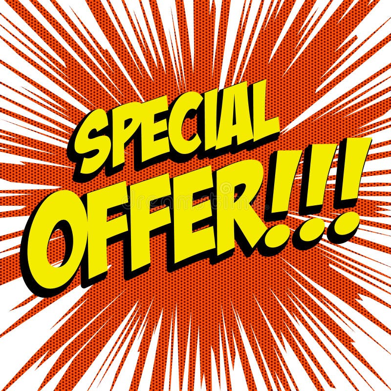 Big Sale!!! Comic Style Phrase on Sunburst Background. Design Element ...