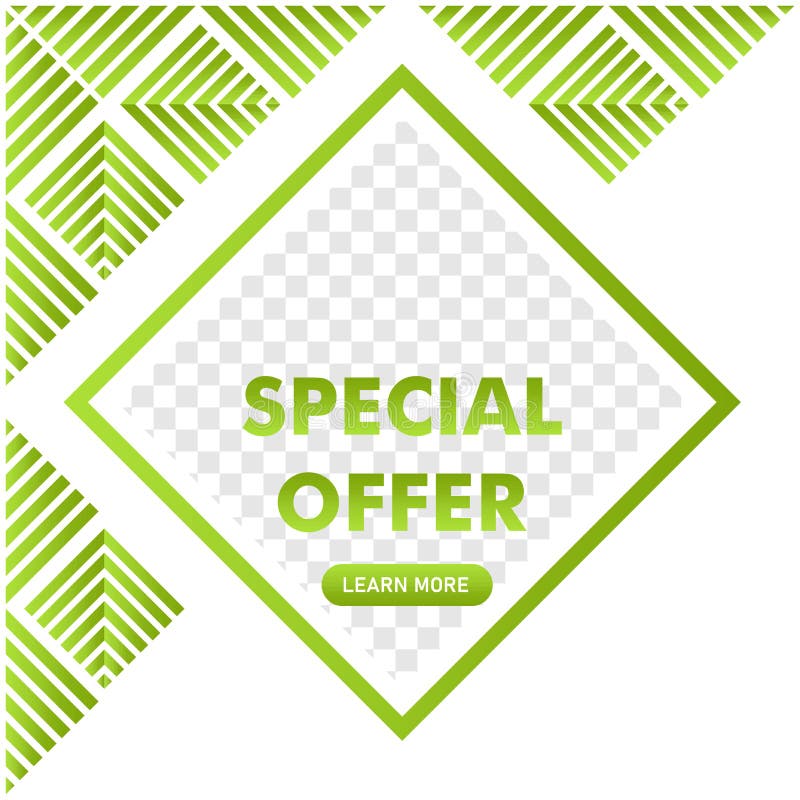 Special Offer Promotion Post Design. Social Media Post Template. Ready ...