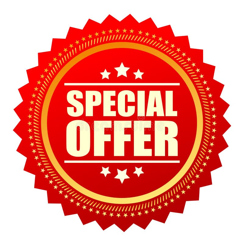 Special Offer Red Star Icon Stock Vector - Illustration of good, market ...