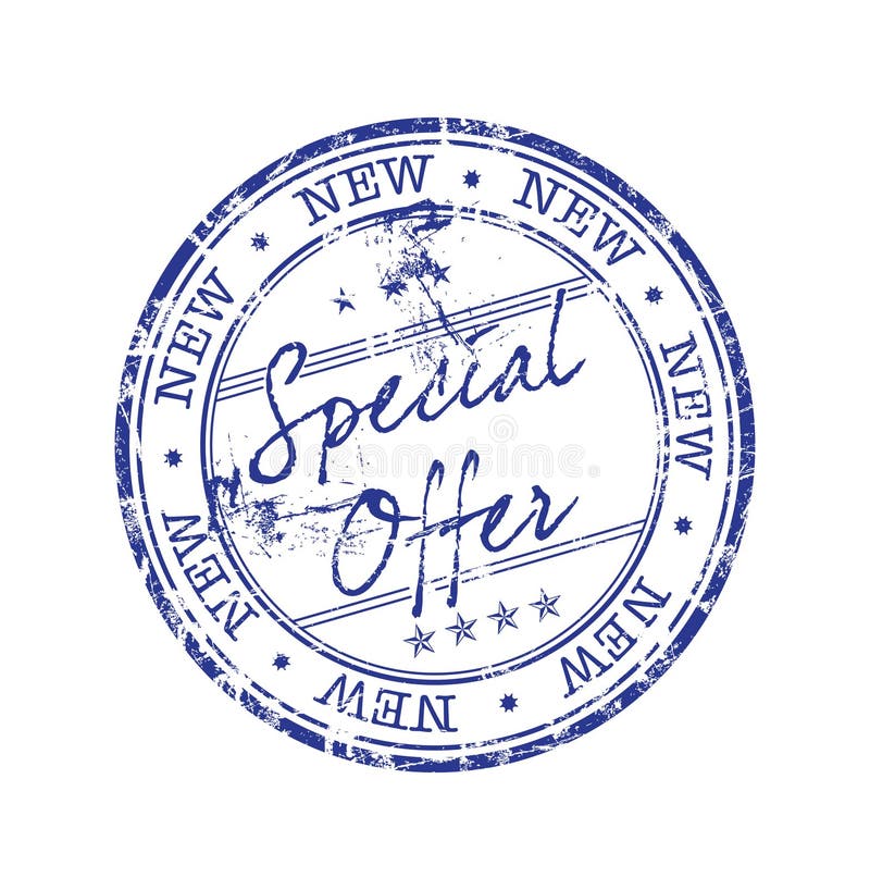 Special offer stamp stock vector. Illustration of artwork - 8027356