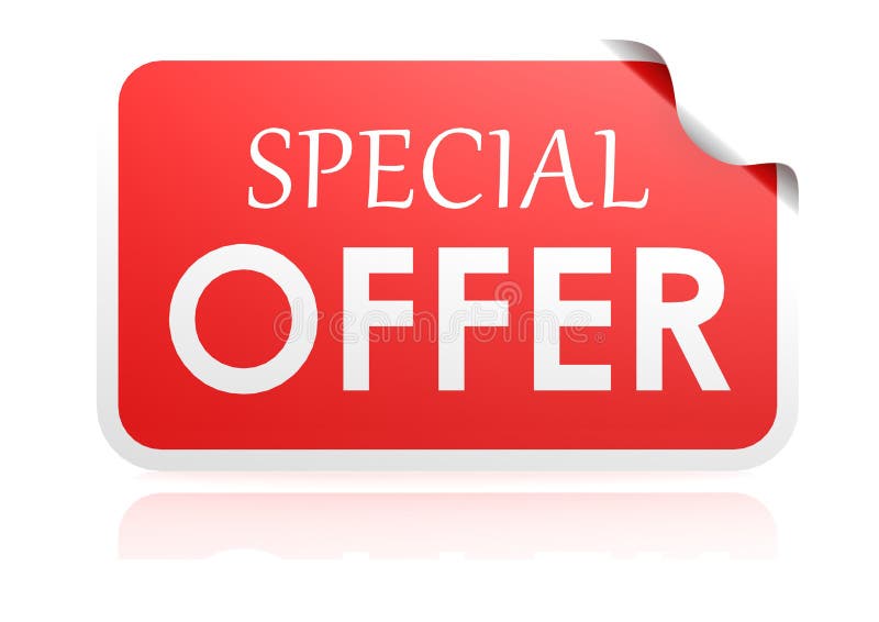Special offer sticker stock illustration. Illustration of product ...