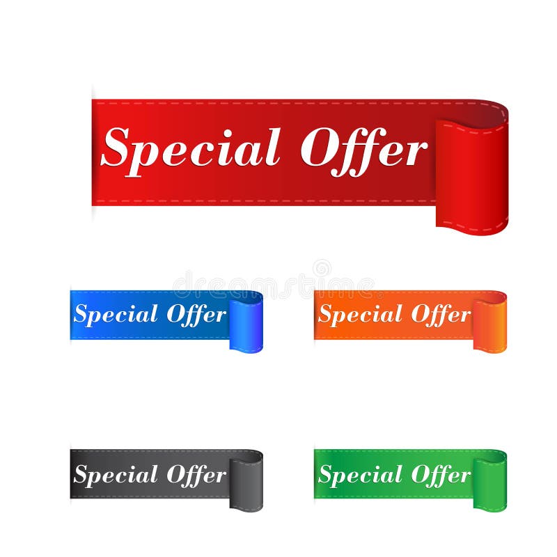 Special Offer Sticker. Label Vector Illustration on White Background ...