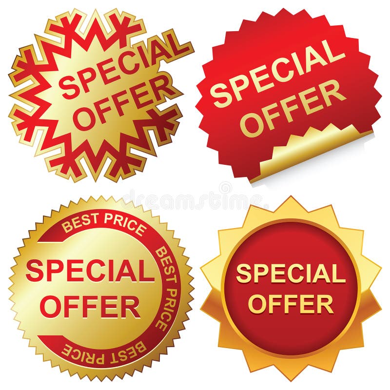 Special offer corner stock vector. Illustration of ribbon - 23673325