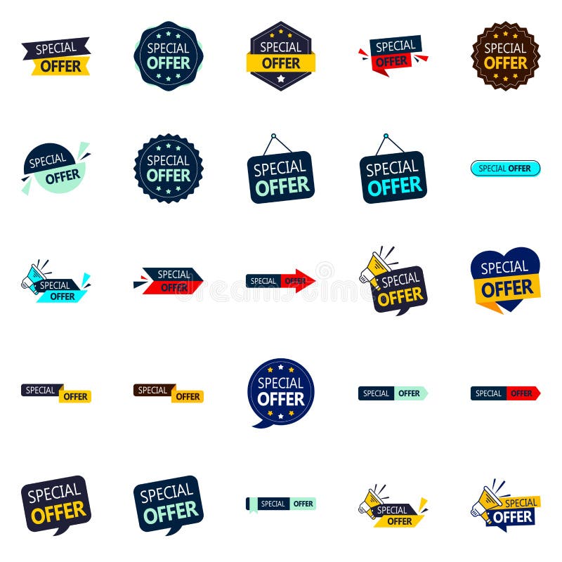 The Special Offer Vector Pack 25 Elegant Designs for Product and ...