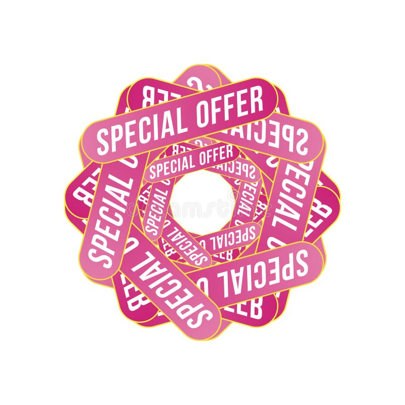 Special Offer Vector Sign . Template Design for Sale Tag Stock Vector ...