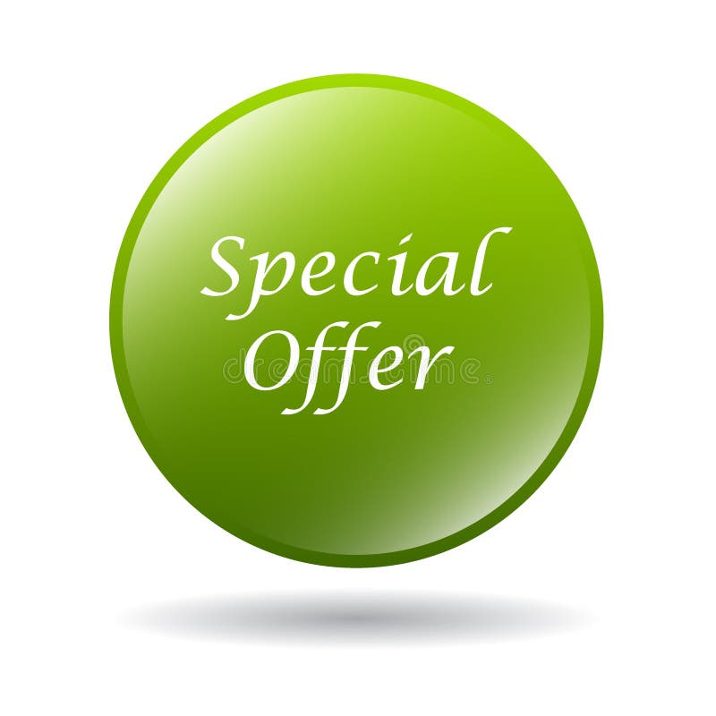 Special offer web button stock illustration. Illustration of large ...