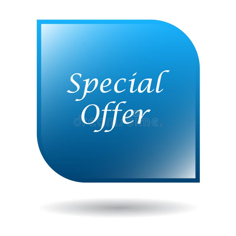 Special offer web button stock illustration. Illustration of bright ...