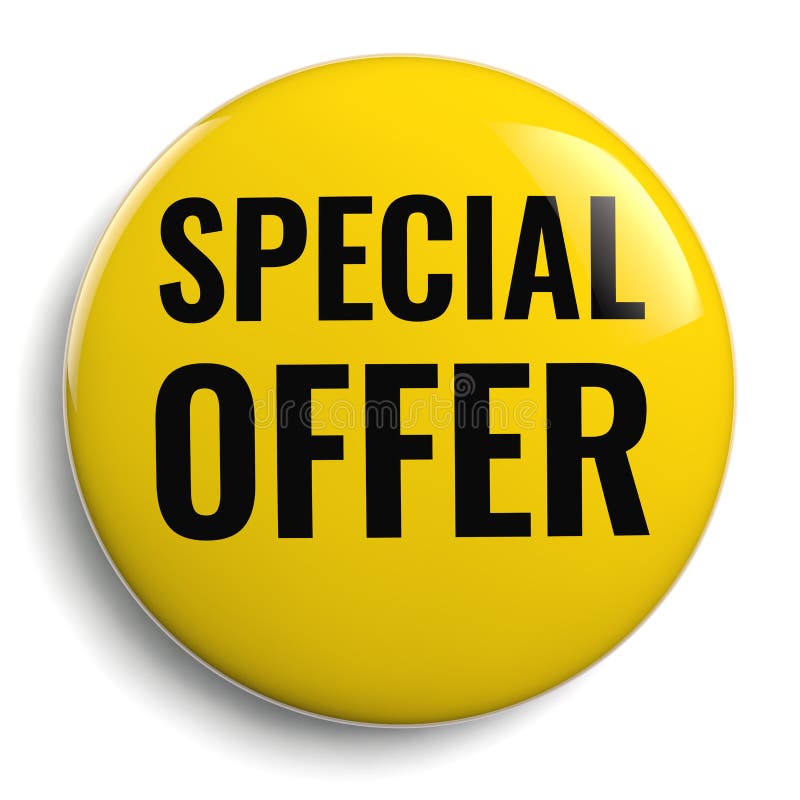 Discount Icon Yellow Round Button Stock Illustration - Illustration of ...