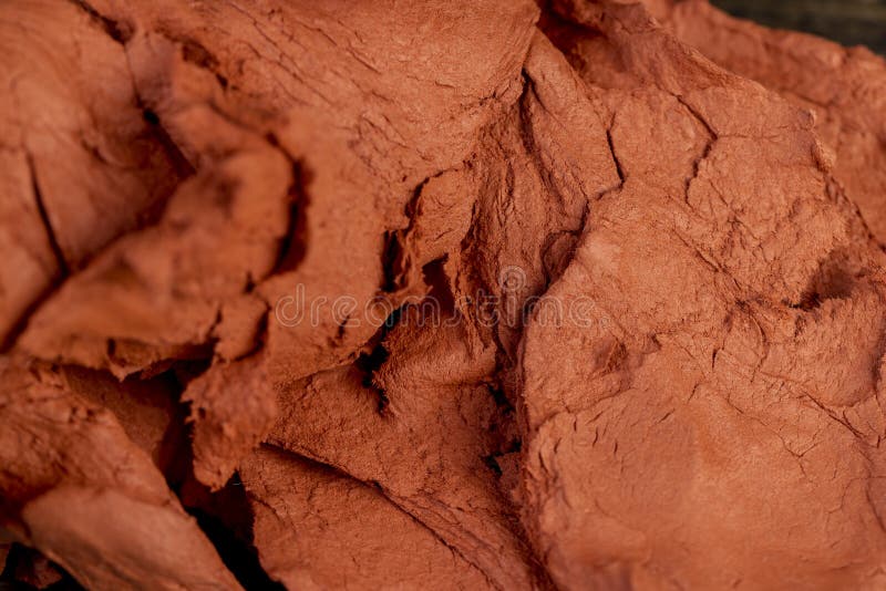 A Special Paste with the Addition of Orange Clay for Creativity and ...