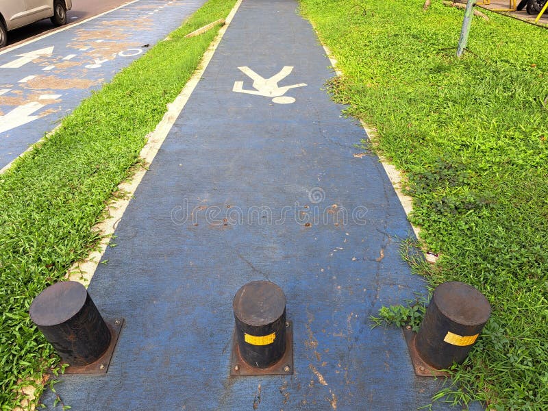 A Special Pedestrian and Runner Path Stock Photo - Image of route ...