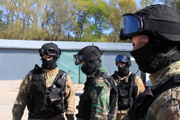 Special Police Commandos Arrest a Terrorist Stock Photo - Image of ...