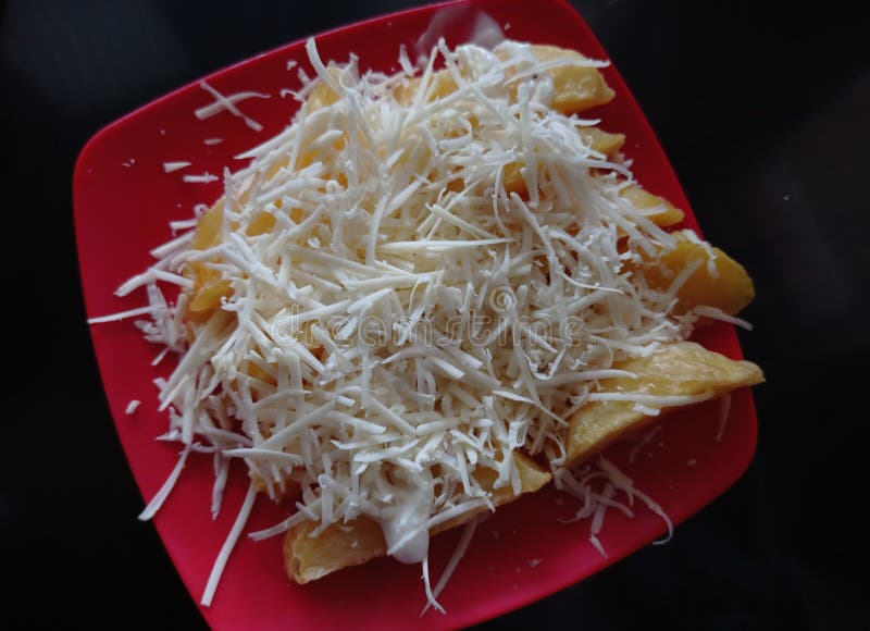 Special potato with cheese stock image. Image of delicious - 209335469