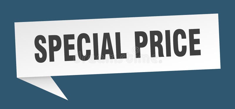 Special Price Banner. Special Price Speech Bubble Stock Vector ...