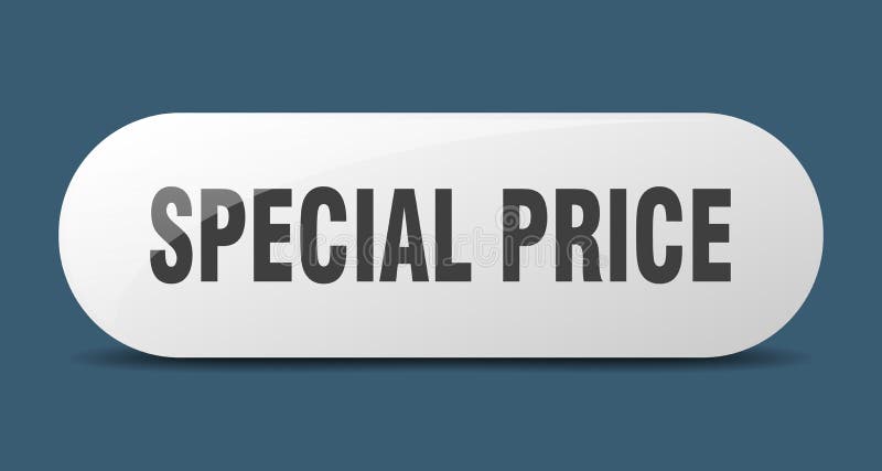 Special Price Button. Sticker. Banner. Rounded Glass Sign Stock Vector ...