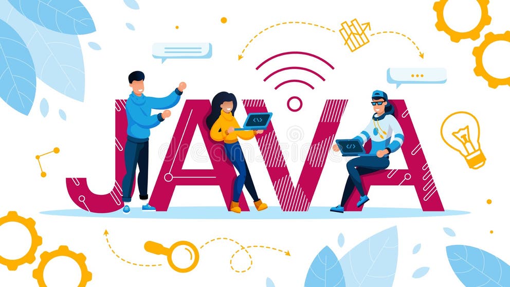 Special Programming Language Computing Platform Ad Stock Vector ...