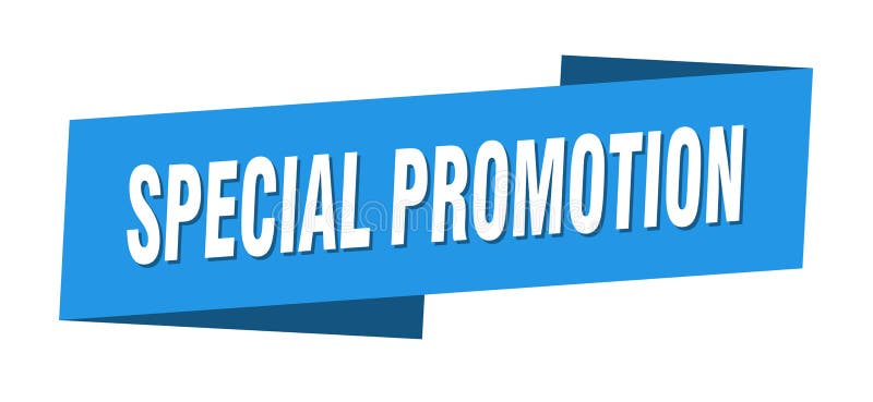 Special Promotion Banner Template. Special Promotion Ribbon Label Stock ...