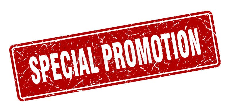Special Promotion Sign. Special Promotion Grunge Stamp Stock Vector ...