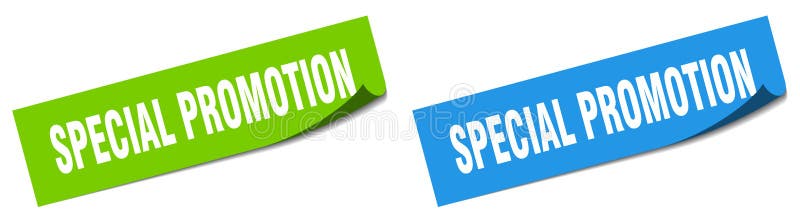 Special Promotion Sticker. Special Promotion Sign Set Stock Vector ...