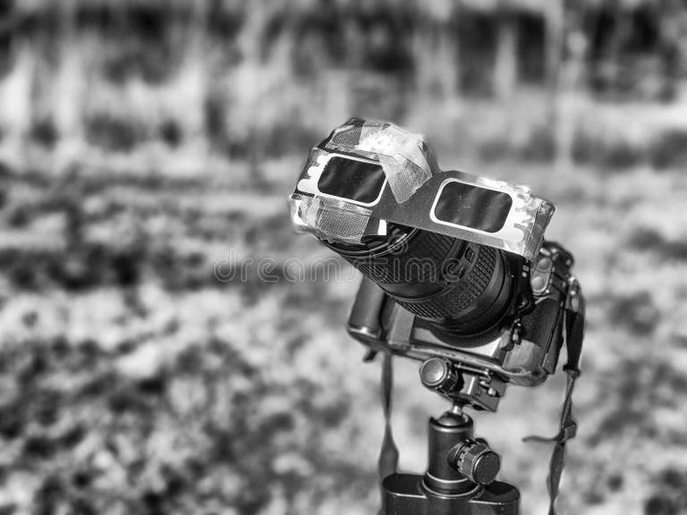 A Special Protected Professional Camera Looking at the Sun during a ...