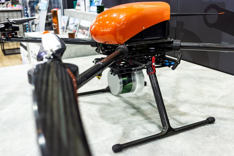 Special Purpose Industrial Drone Close-up, Selective Focus Depth of ...