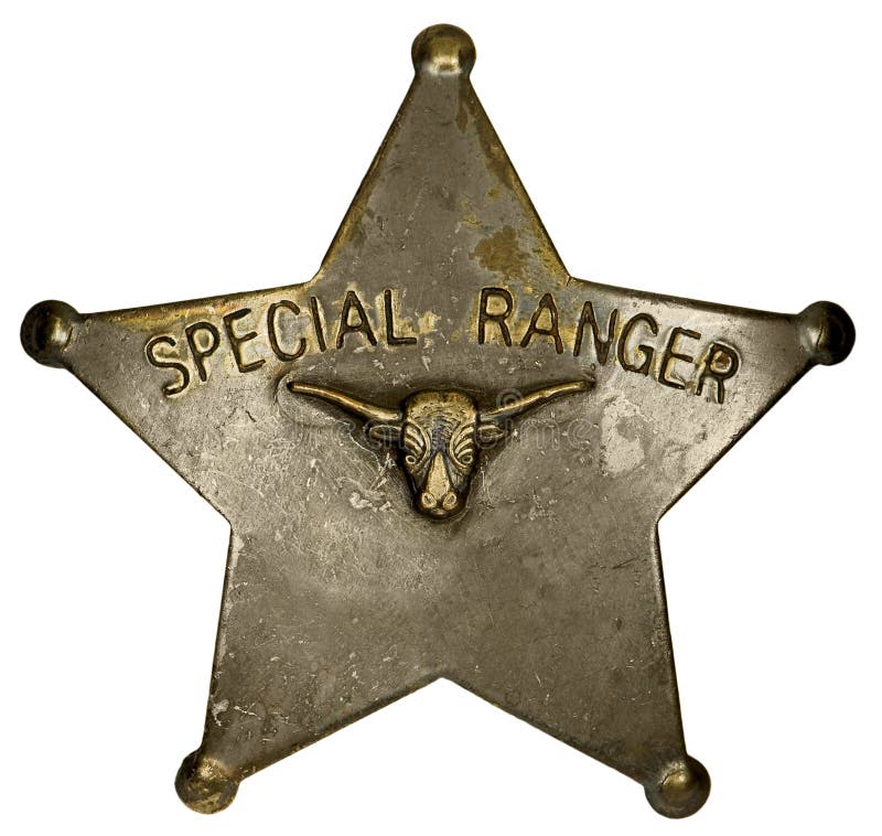 Special Ranger badge stock photo. Image of gunslinger - 8620540