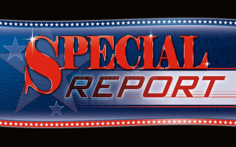 Special Report Graphic stock illustration. Illustration of report ...