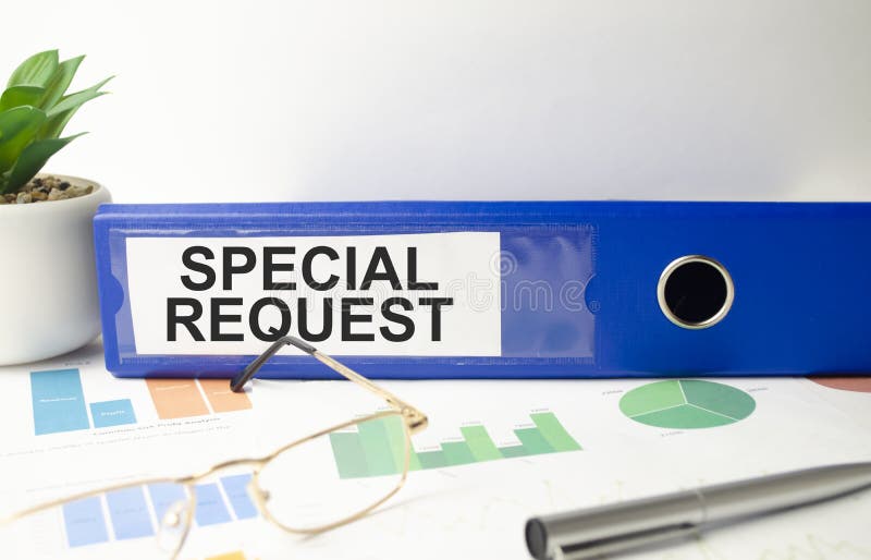 Special Request Text on the Paper Folder with Pen Stock Image - Image ... Special Request Text on the Paper Folder with Pen Stock Image - Image ...