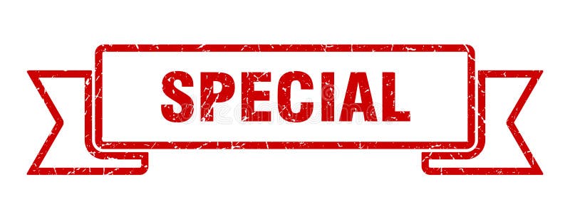 Special ribbon. stock vector. Illustration of vector - 153822305