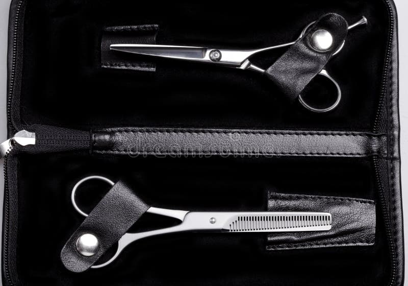Special Scissors for Work of Hairdresser Stock Image - Image of tool ...