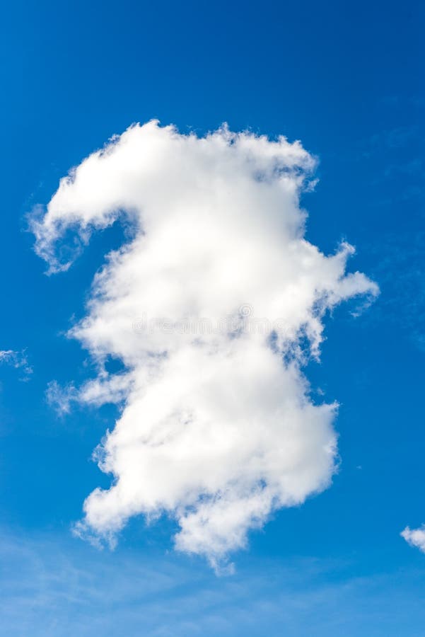 Special Shape of Cloud on the Blue Sky Stock Photo - Image of beautiful ...