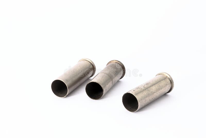 .38 Special Shell Casings Isolated on White Background Stock Image ...