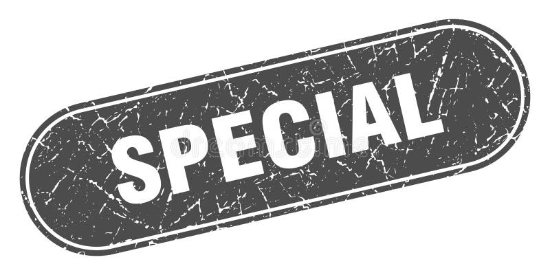 Special Sign. Special Grunge Stamp Stock Vector - Illustration of white ...
