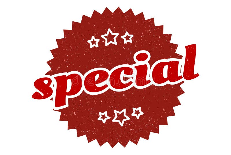 Special Sign. Special Vintage Retro Label Stock Vector - Illustration ...