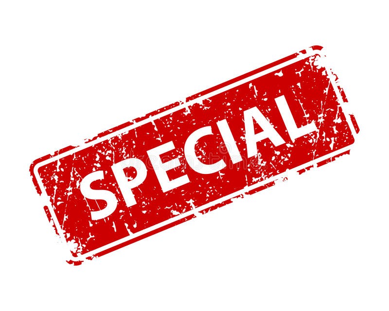 Special Stamp Vector Texture. Rubber Cliche Imprint Stock Vector ...