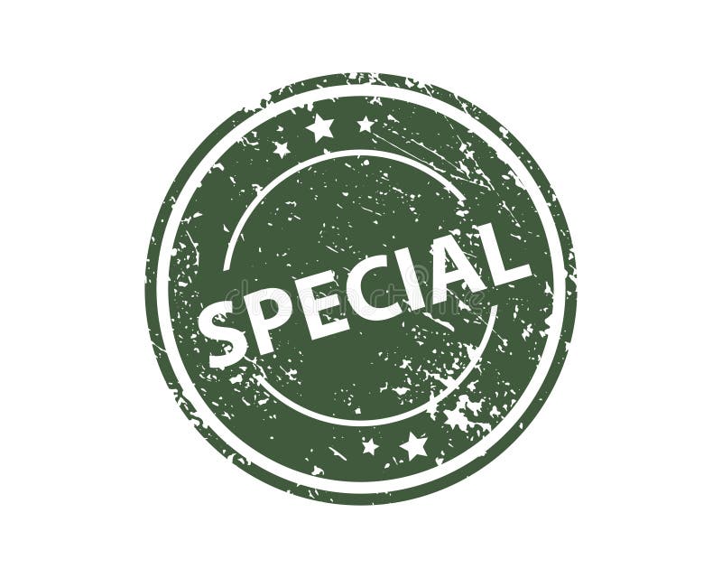 Special Stamp Vector Texture. Rubber Cliche Imprint. Web or Print ...