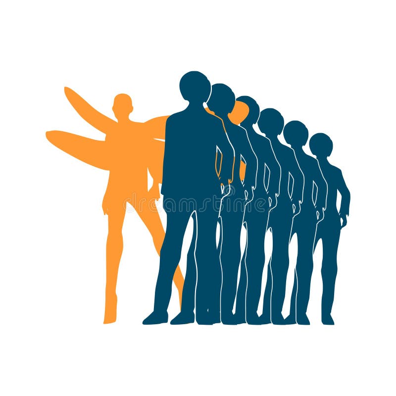 Human differences concept stock vector. Illustration of community ...