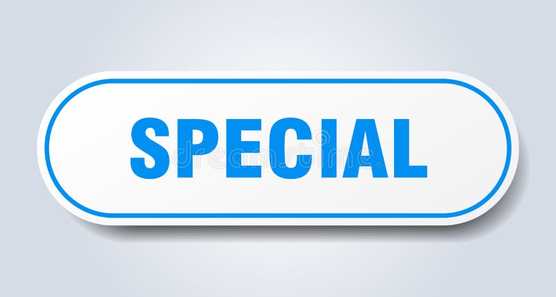 Special sticker. stock vector. Illustration of paper - 153830666