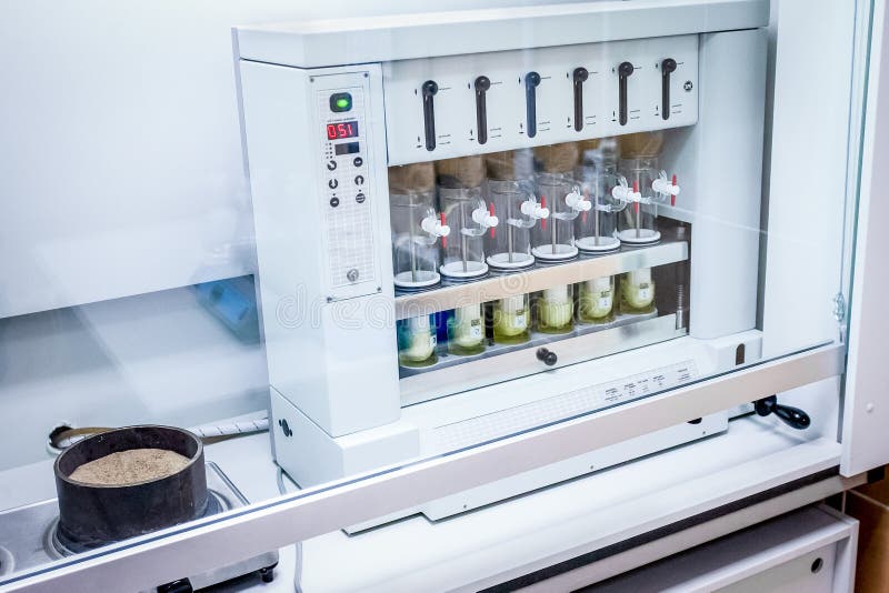 Special Test-analysing Machine Stock Image - Image of experiment ...