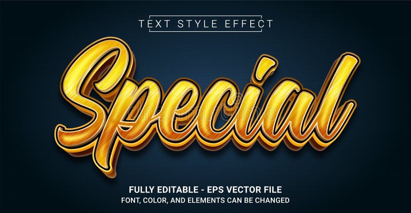 Special Text Style Effect. Editable Graphic Text Template Stock Vector ... Special Text Style Effect. Editable Graphic Text Template Stock Vector ...