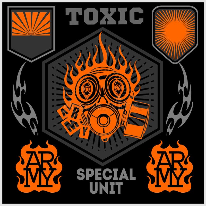 Special Unit Military Patches Stock Vector - Illustration of forces ...