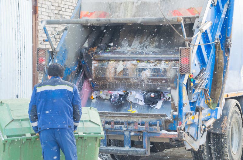 The Special Vehicle Car Garbage Editorial Stock Photo - Image of dirty ...