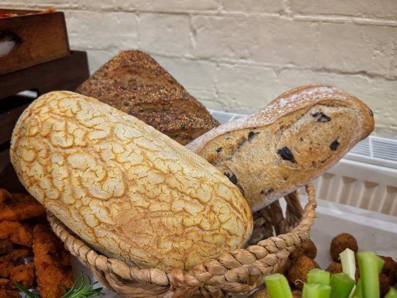 Specialist Bread Loves in a Basket Stock Image - Image of healthy ...