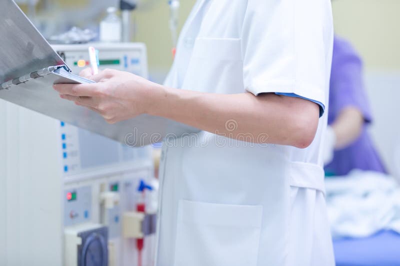 The Specialist are Checking Continuous Renal Replacement Therapy ...