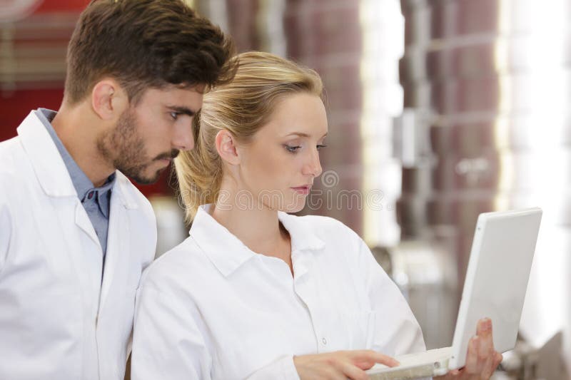 Specialist Doctors with Laptop Stock Photo - Image of health, computer ...