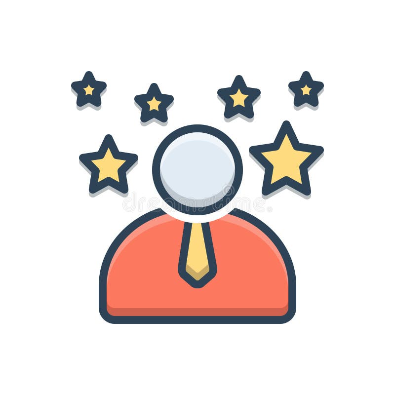 Two Color Expert Vector Icon from Business Concept. Isolated Blue ...