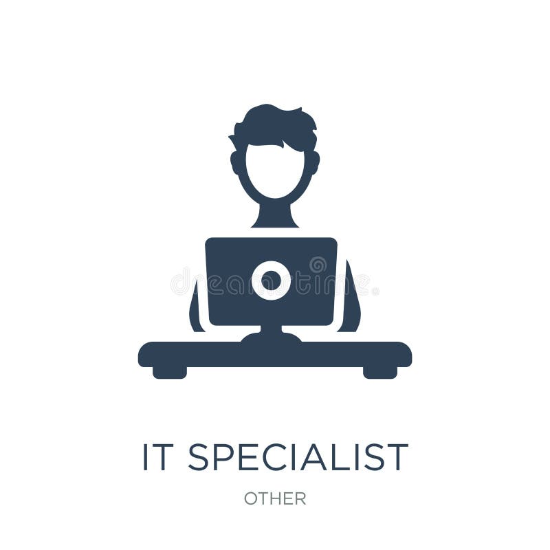 It Specialist Icon in Trendy Design Style. it Specialist Icon Isolated ...