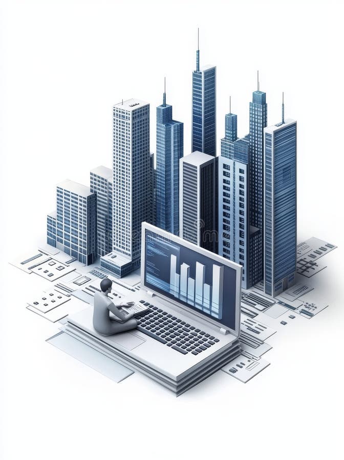 An it Specialist Keeps an Eye on Urban Network Systems from an Office ...